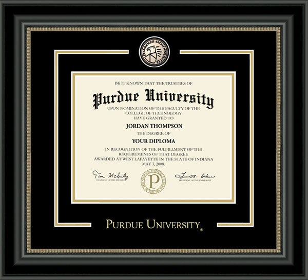 Purdue Diploma Frame Collection | Purdue University - Church Hill Classics