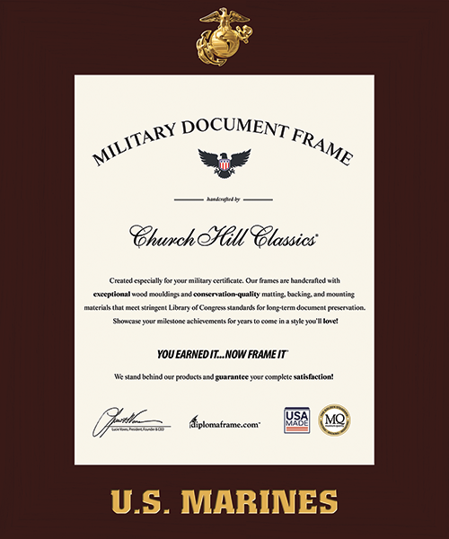Vertical 10"x14" - Spectrum Wall Certificate Frame in Expo Cherry ...