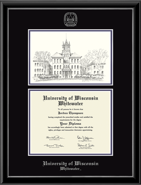 Wisconsin Whitewater Diploma Frame | Custom Frames Online