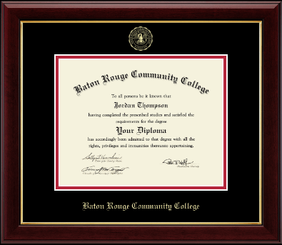 Baton Rouge Community College Diploma Frame | Church Hill Classics