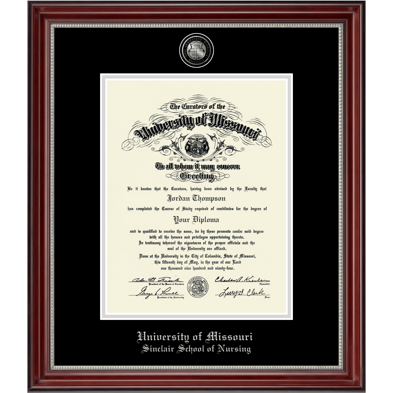 Mizzou Sinclair School of Nursing Diploma Frames