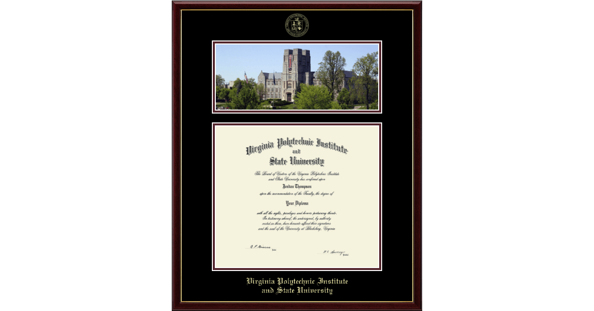 va tech diploma
