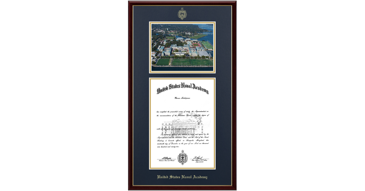 Campus Scene Diploma Frame - Aerial View in Galleria United States ...