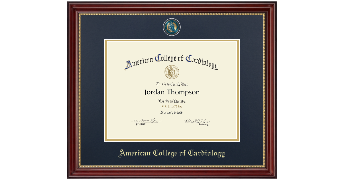 Masterpiece Medallion Certificate Frame in Kensington American College ...
