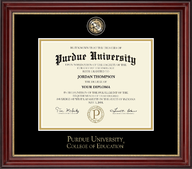 Purdue College of Education Diploma Frames | Church Hill Classics