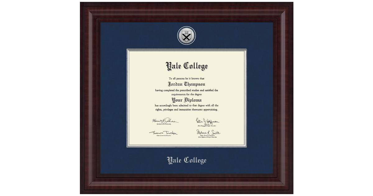Yale Masters Diploma