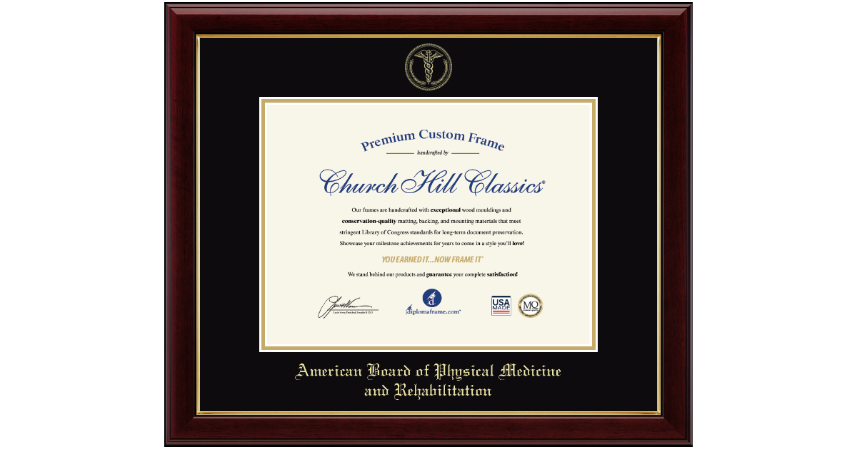 Gold Embossed Medical School Diploma Frame - 12 x 16 in Gallery Medical ...