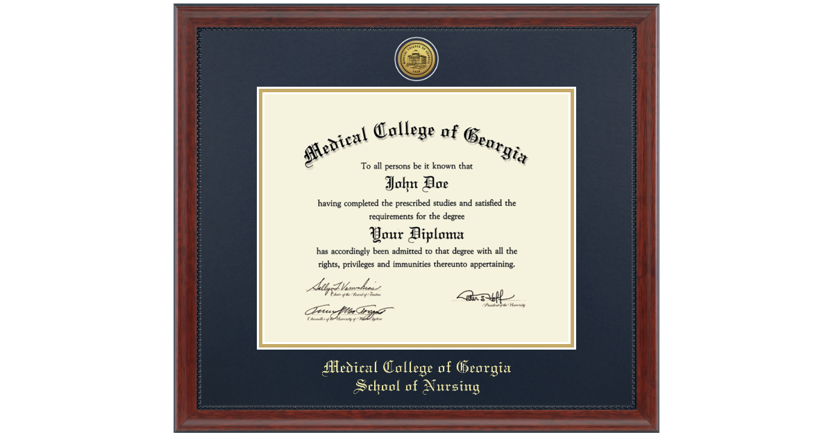 MCG School of Nursing Diploma Frames | Church Hill Classics