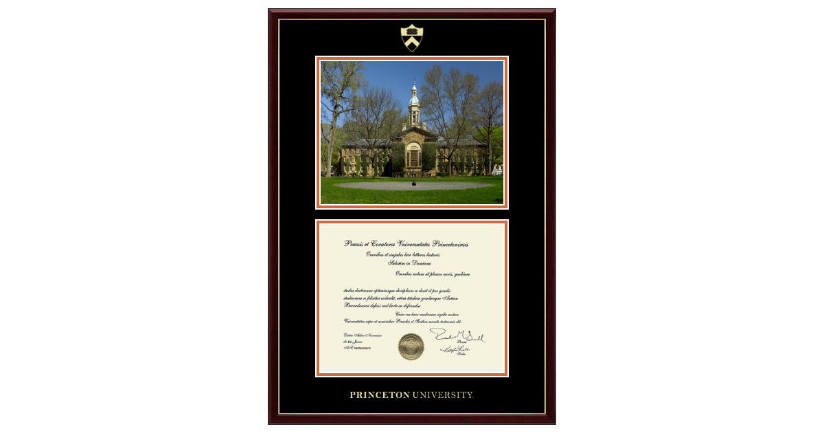 Campus Scene Diploma Frame in Galleria Princeton University - Item ...