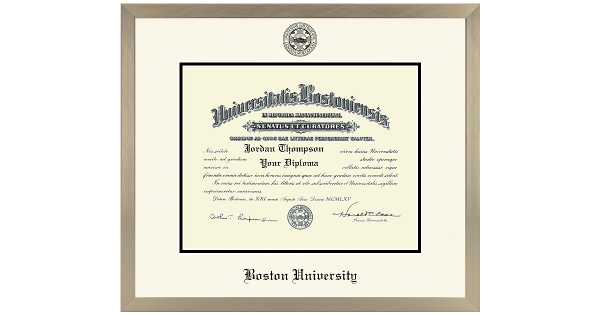 Boston University Diploma Frames & Graduation Gifts