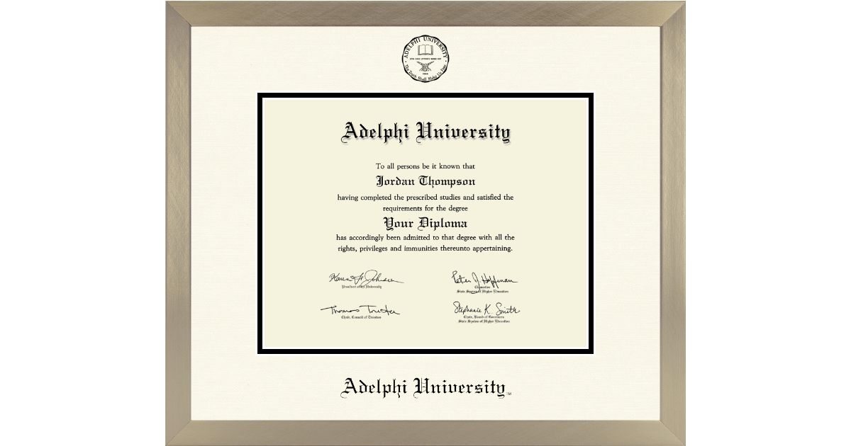 Icon Diploma Frame in Light Champagne - Item #P89084 from Adelphi ...