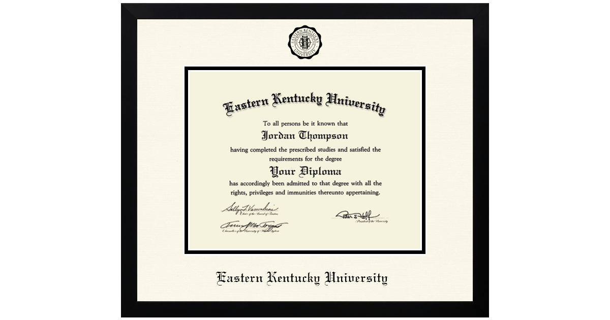 Icon Diploma Frame in Gotham - Item #P89515 from Eastern Kentucky University