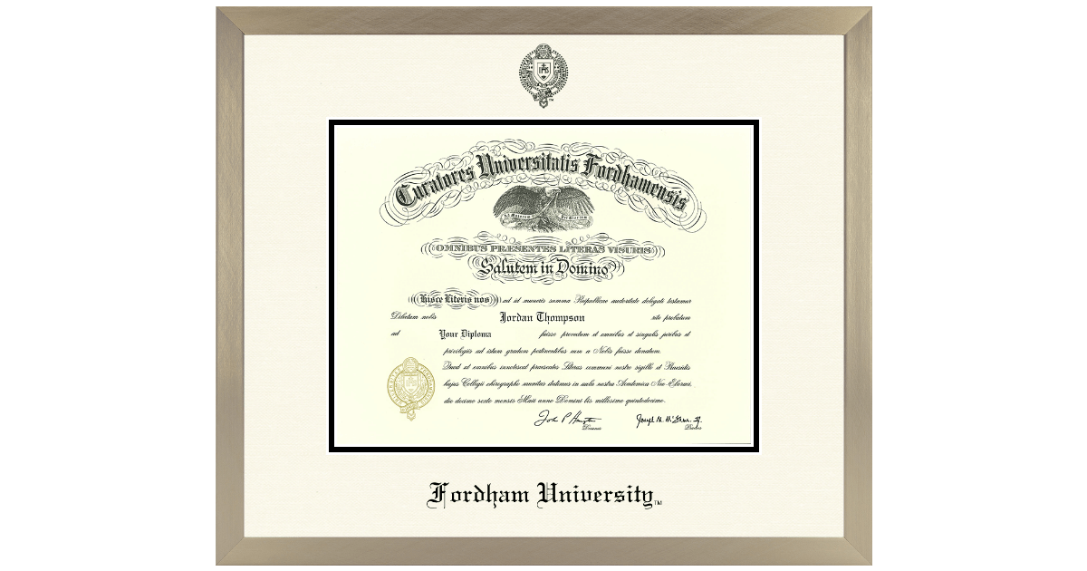 Fordham Diploma Frames | Rams Gifts | Church Hill Classics