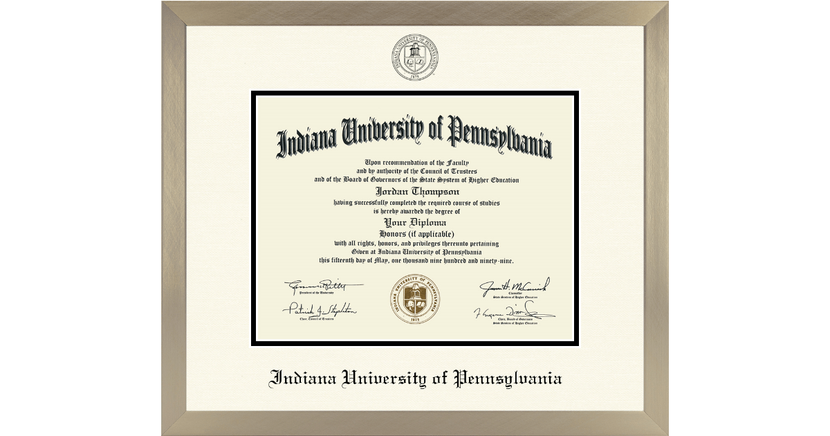 Icon in Light Champagne Indiana University of Pennsylvania - Item ...