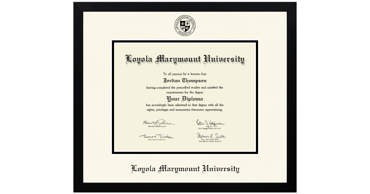 Icon Diploma Frame in Gotham - Item #215873-89879 from Loyola Marymount ...