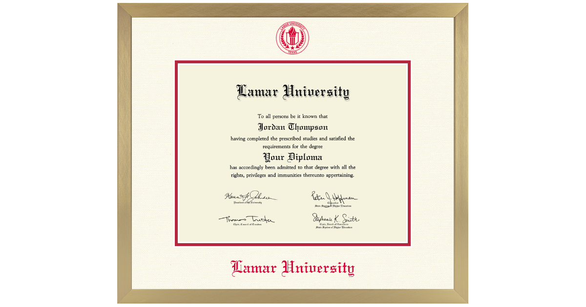 Lamar University Certificate