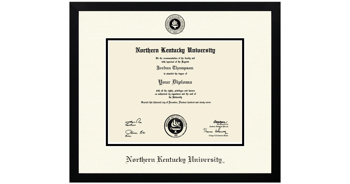Northern Kentucky University Diploma Frame | Church Hill Classics