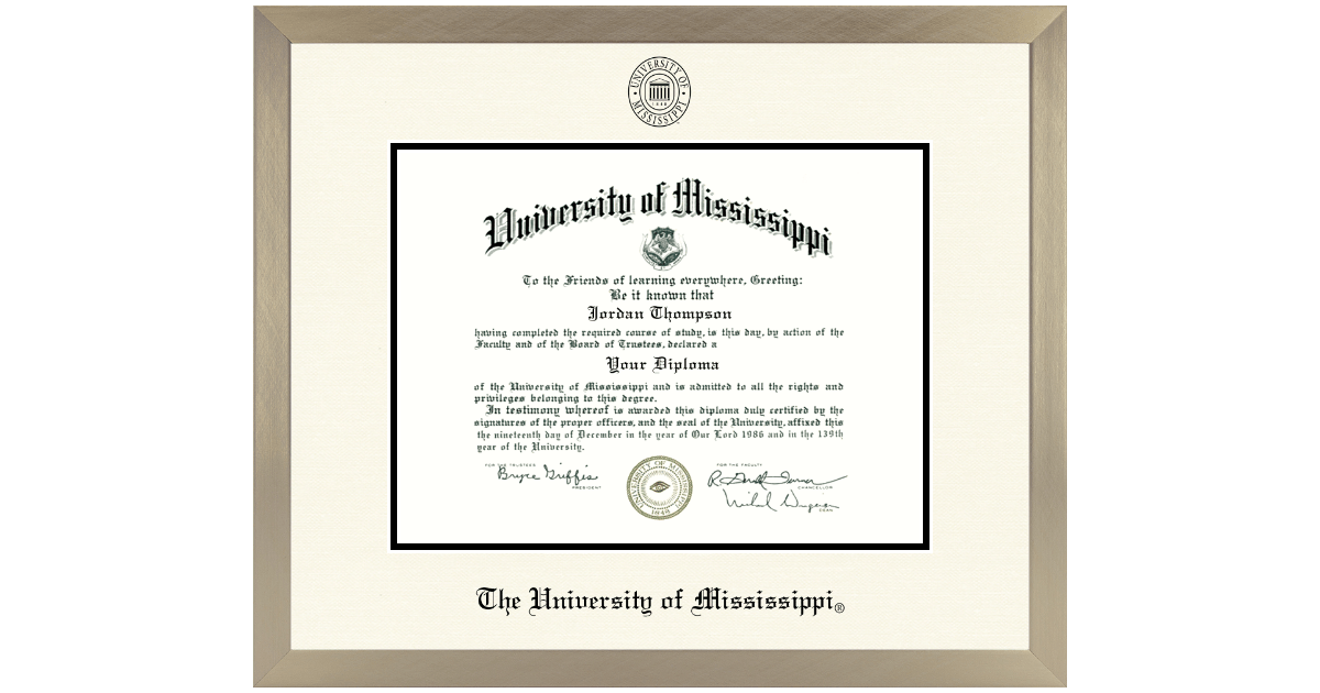 Icon in Light Champagne The University of Mississippi - Item #215873 ...