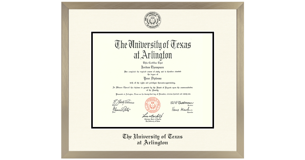 Icon in Light Champagne The University of Texas at Arlington - Item ...