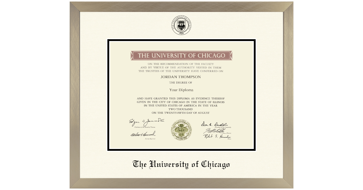 Icon in Light Champagne University of Chicago - Item #215873-90870