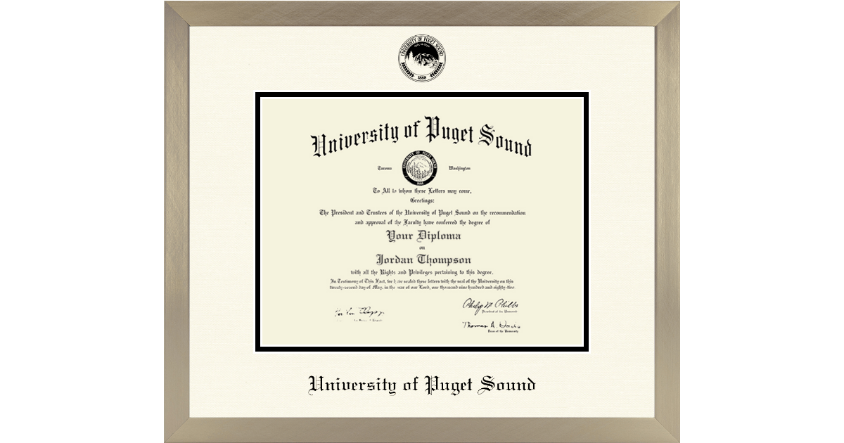 Icon Diploma Frame in Light Champagne - Item #P91000 from University of ...