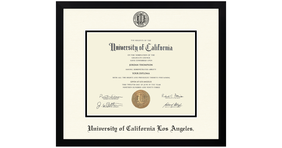 Ucla Diploma Copy