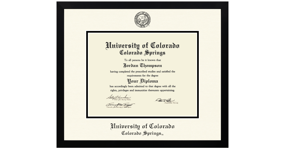 University Of Colorado Diploma Colorado School Of Mines Diploma Frame