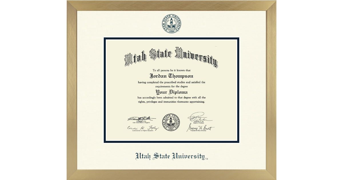Utah State University Diploma Frame | Church Hill Classics