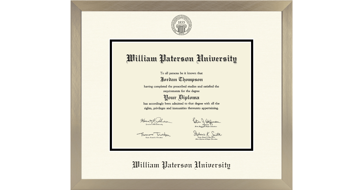 Icon Diploma Frame in Light Champagne - Item #P91516 from William ...