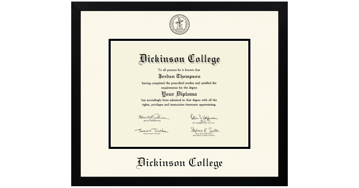 Dickinson Diploma Frames | Church Hill Classics