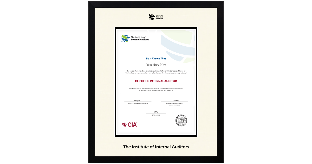 internal auditor certification