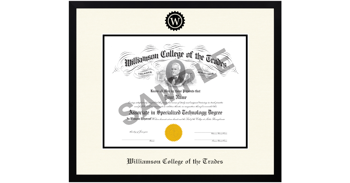 Williamson Diploma Frame | Church Hill Classics