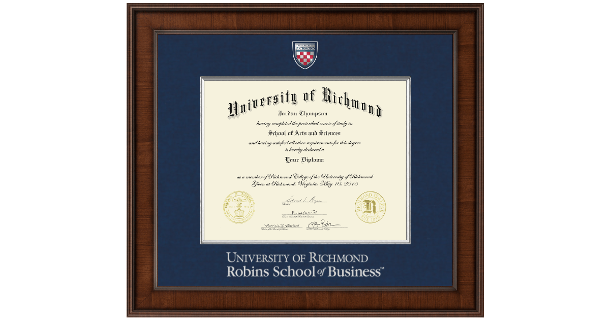 Pre-2023 Bach/Mast- Presidential Masterpiece Diploma Frame in Madison ...