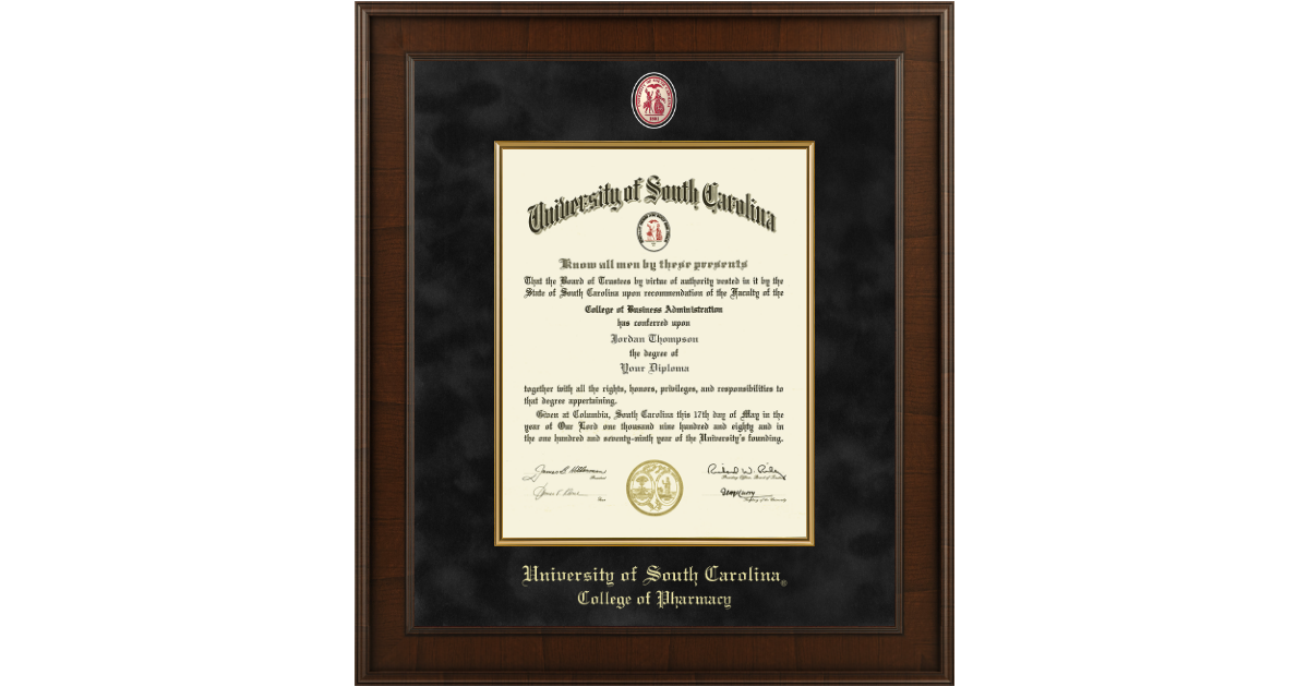 USC College of Pharmacy Diploma Frames | Church Hill Classics