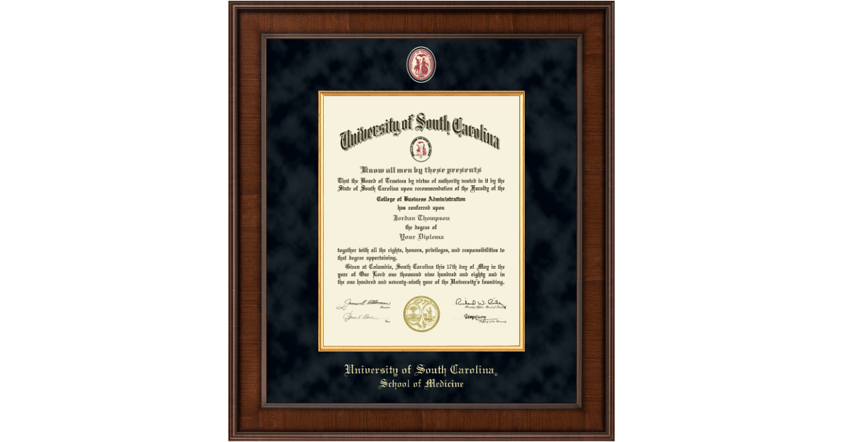 USC School of Medicine Diploma Frames | Church Hill Classics
