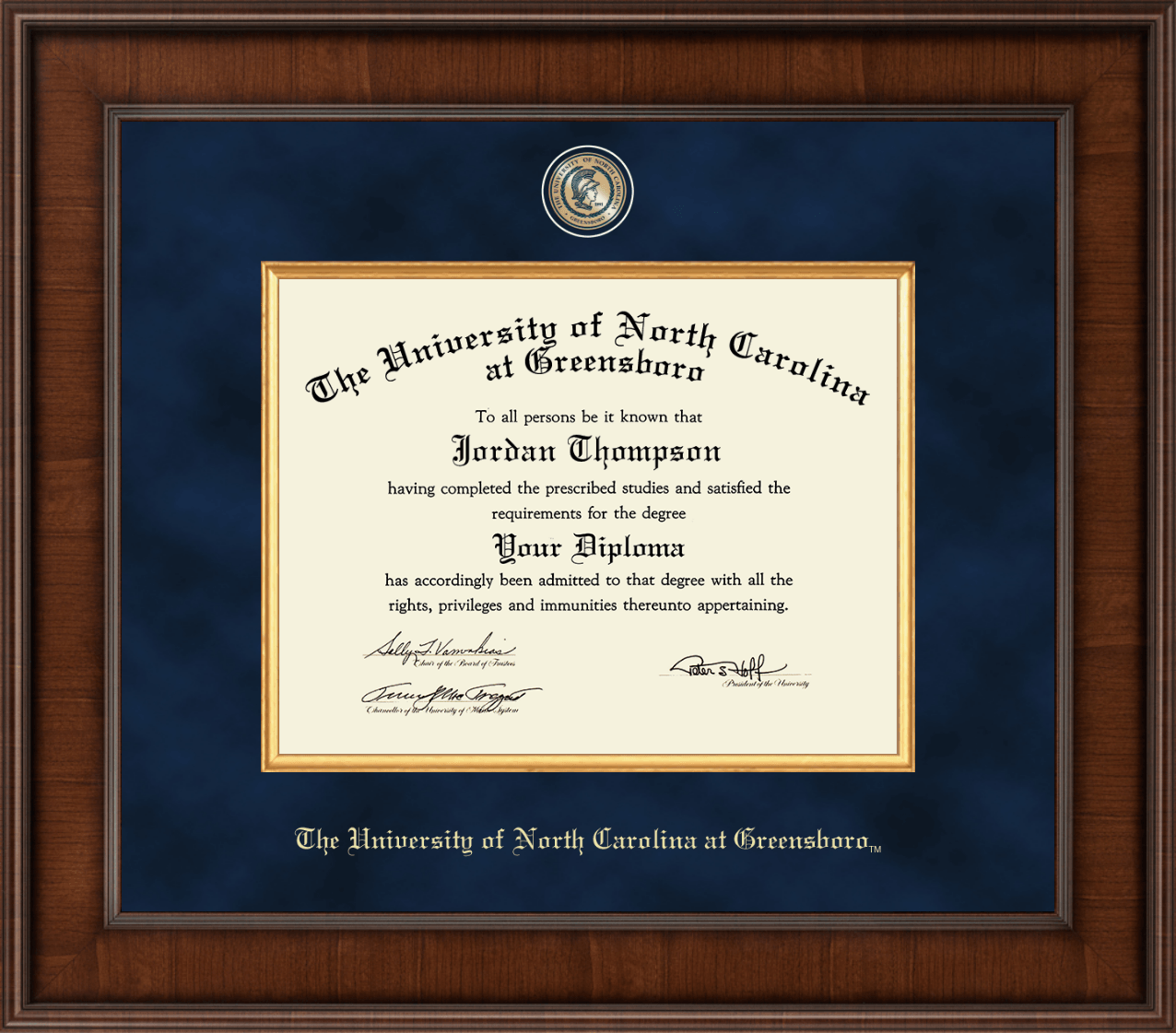 The University of North Carolina Greensboro Presidential Masterpiece ...