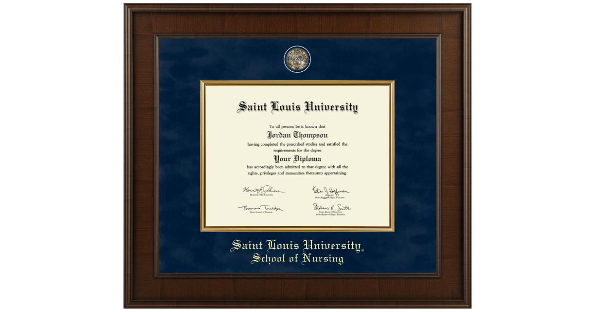 SLU School of Nursing Diploma Frames | Church Hill Classics