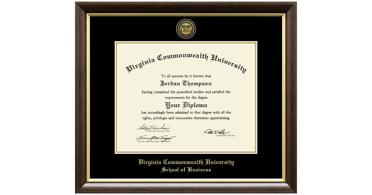 Gold Engraved Medallion Diploma Frame in Hampshire Virginia ...