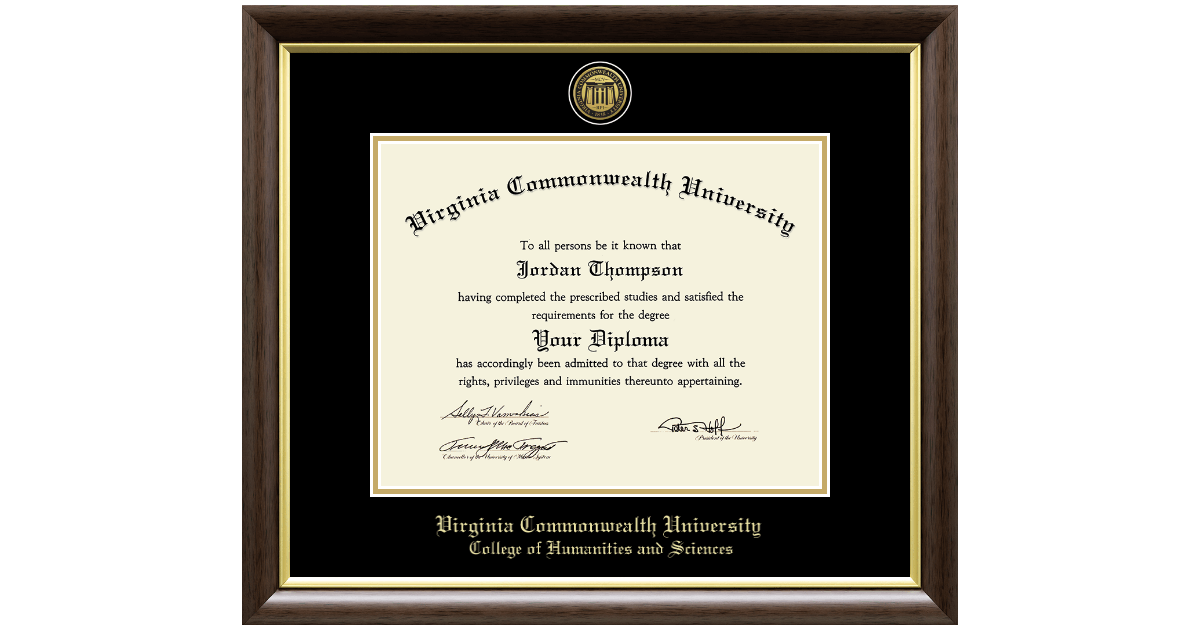 Gold Engraved Medallion Diploma Frame in Hampshire Virginia ...