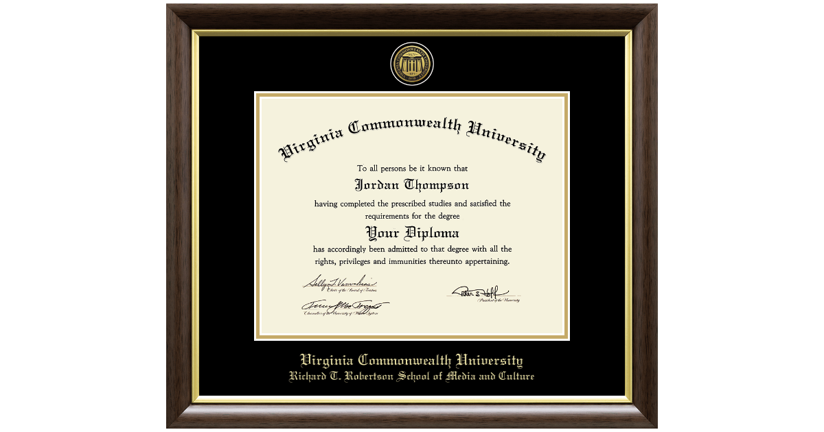 Gold Engraved Medallion Diploma Frame in Hampshire Virginia ...