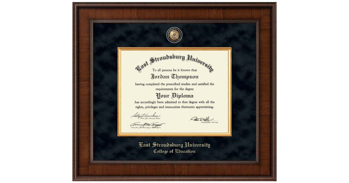 ESU College of Education Diploma Frames | Church Hill Classics