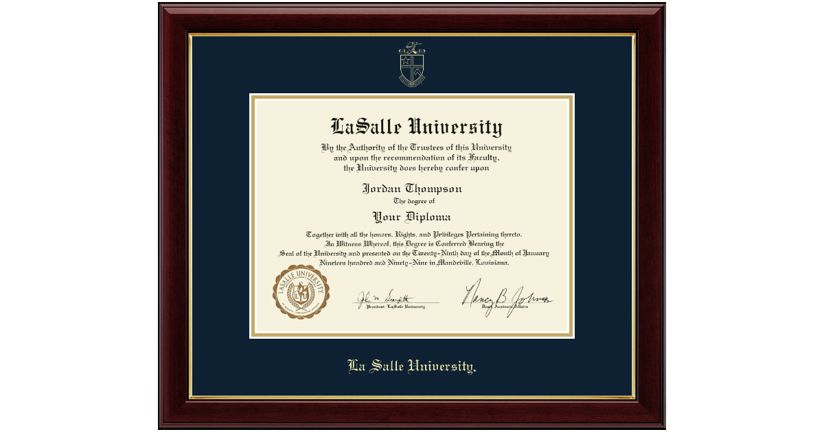 PhD/Pre-May 2024 Bach/Mast- Gold Embossed Diploma Frame in Gallery La ...