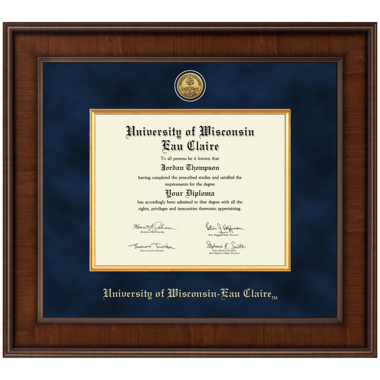 University of Wisconsin Eau Claire Diploma Frame | Custom Frames Online ...