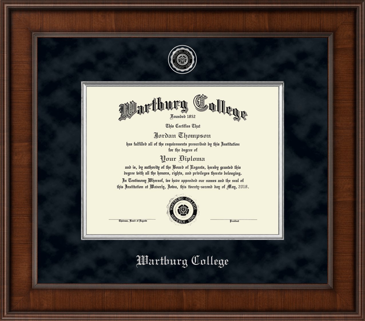 Wartburg College Presidential Masterpiece Diploma Frame in Madison ...