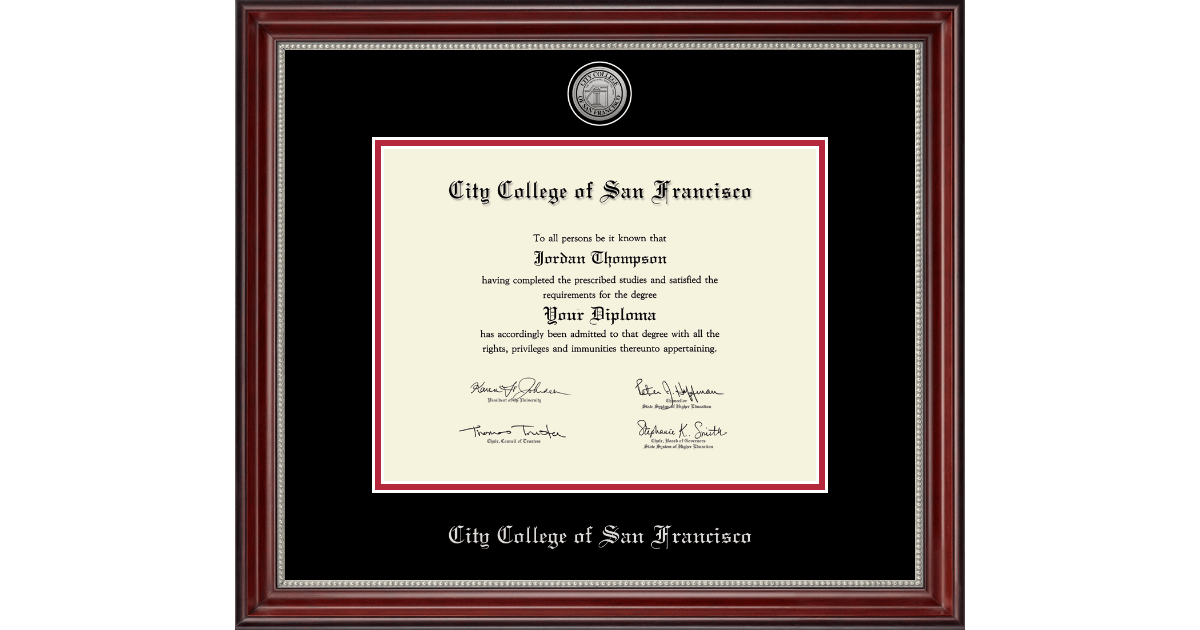 Silver Engraved Medallion Diploma Frame in Kensington Silver City ...