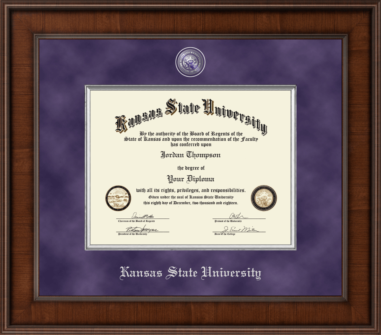 Kansas State University Presidential Masterpiece Diploma Frame in ...