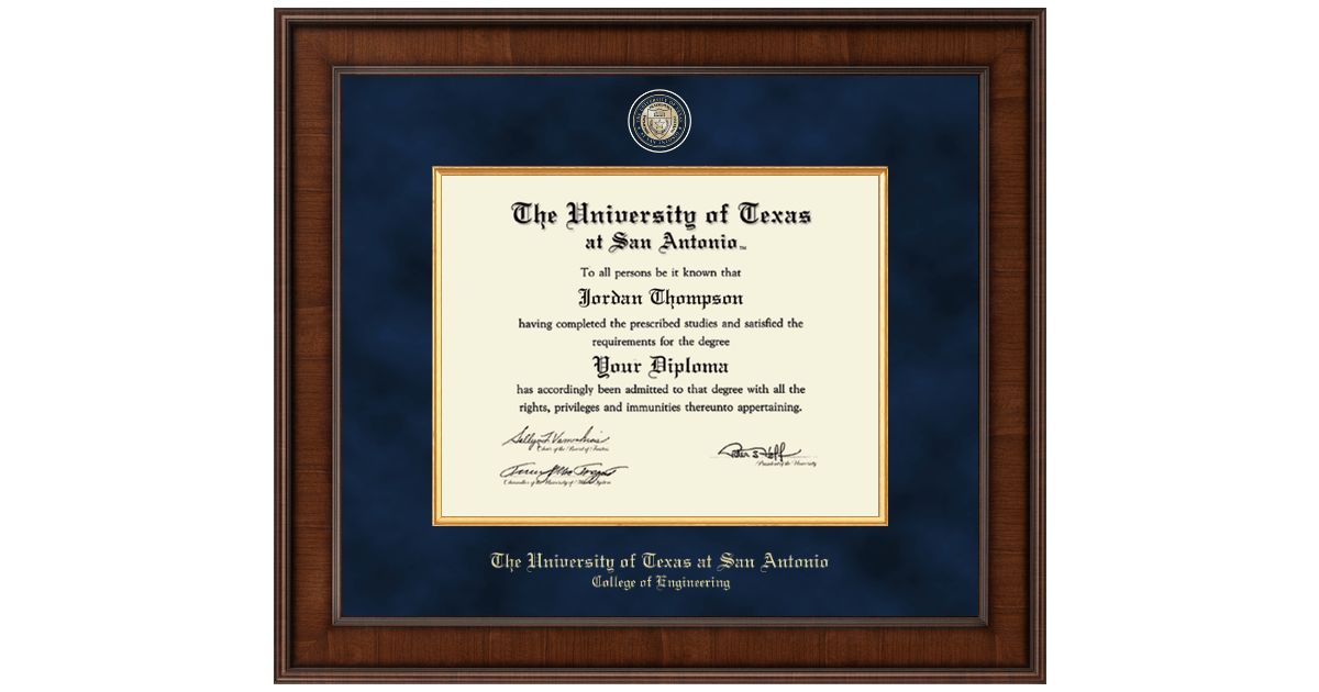 Presidential Masterpiece Diploma Frame in Madison The University of ...
