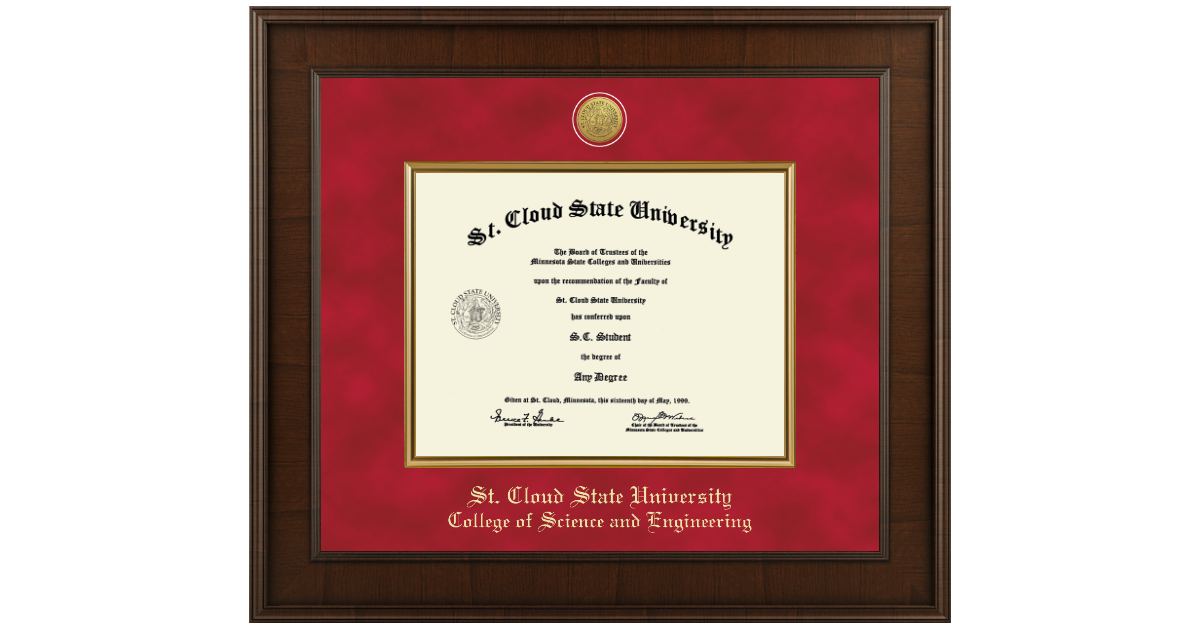 St. Cloud State College of Science and Engineering Diploma Frames