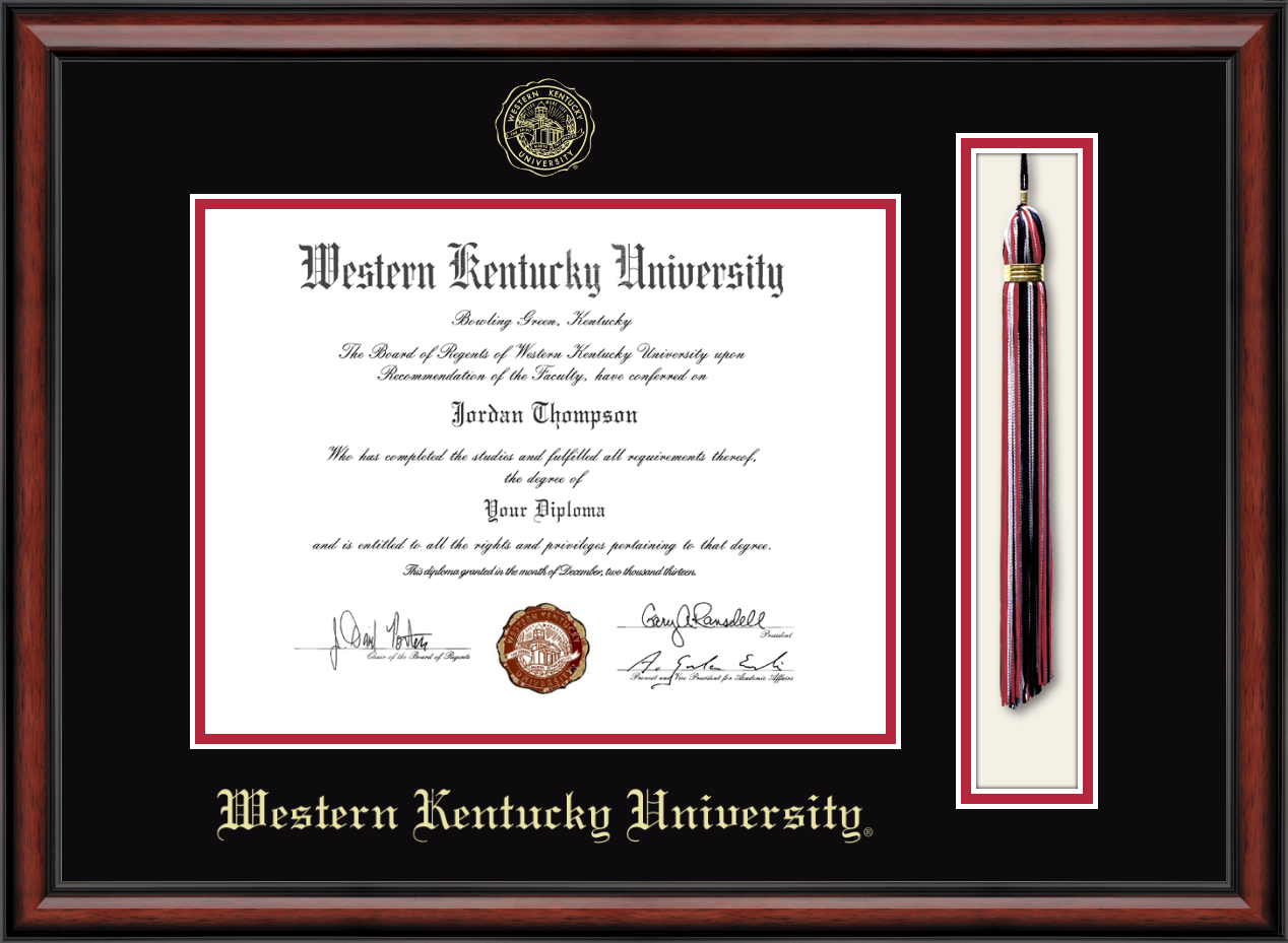 Western Kentucky University Tassel Edition Diploma Frame in Southport ...