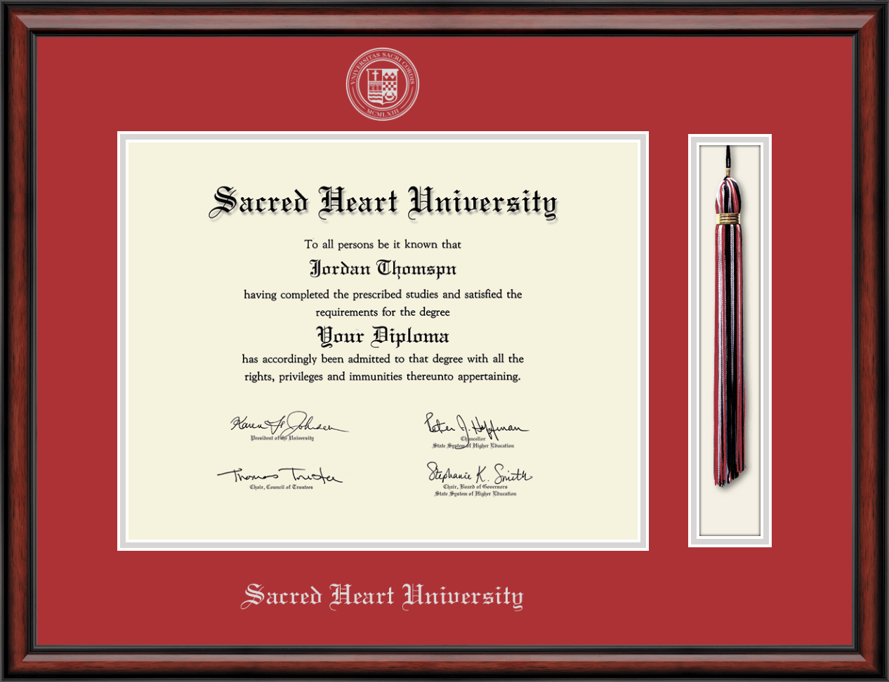 Sacred Heart University Tassel Edition Diploma Frame in Southport ...